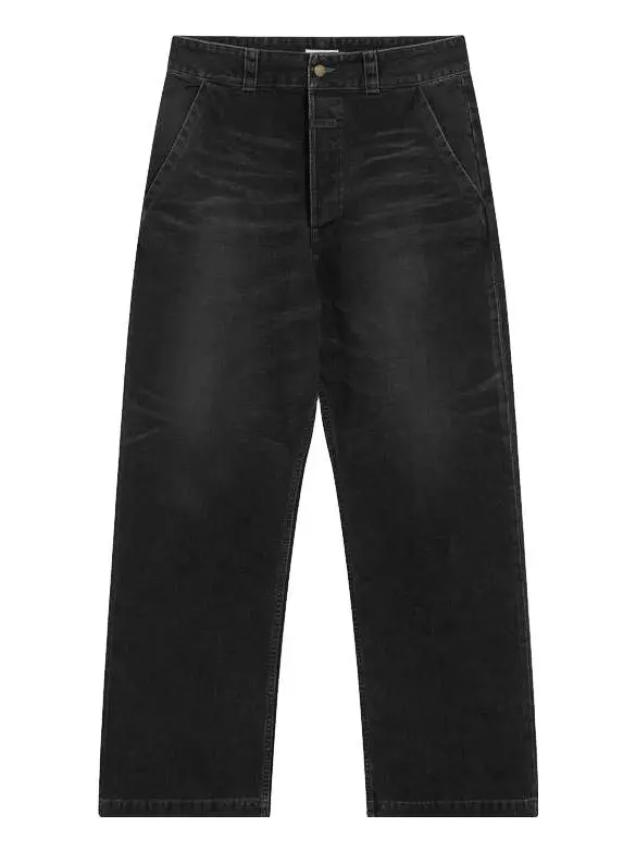 Fear Of God Washed-effect Denim Jeans - Black