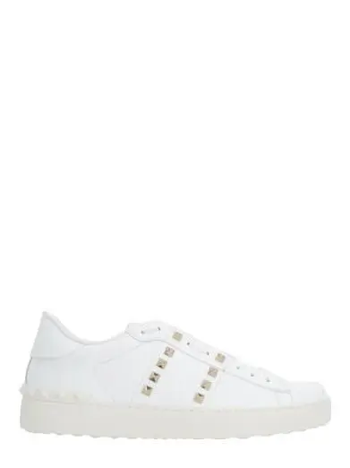 Valentino Garavani Leather Low-top Sneakers - White+white