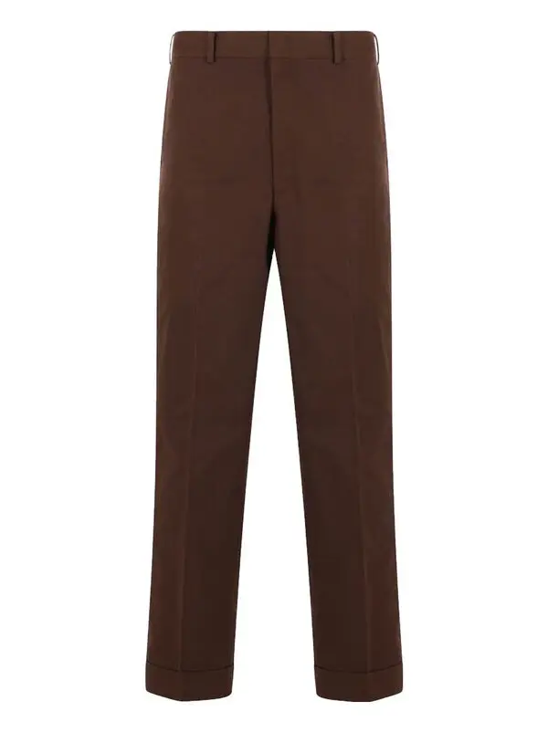 J. Press Cotton-blend Gabardine Trousers - Brown