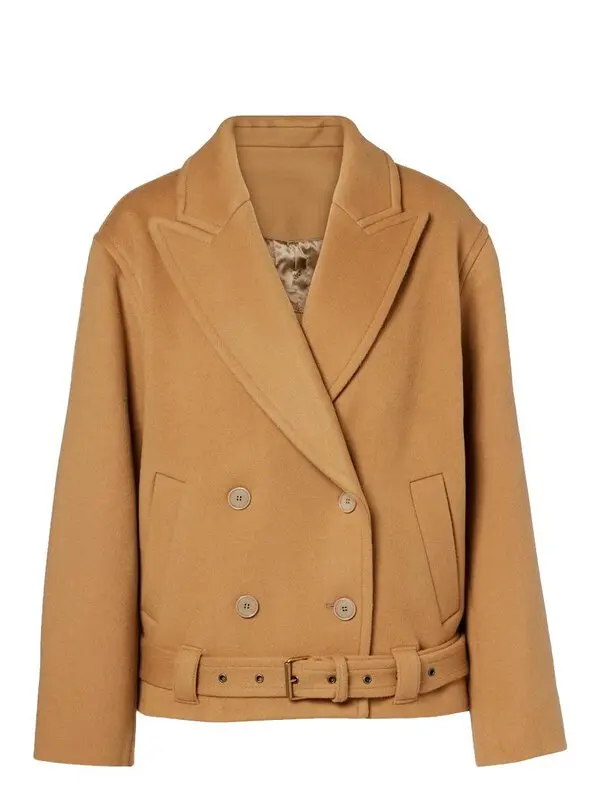 Isabel Marant Winry Wool And Cashmere Jacket - Brown