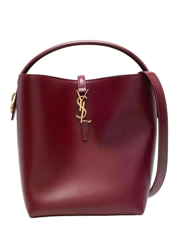 Saint Laurent Logo-plaque Shoulder Bag - Red
