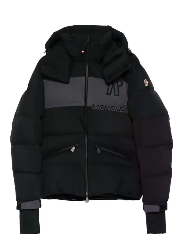 Moncler Hooded Padded Jacket - Black