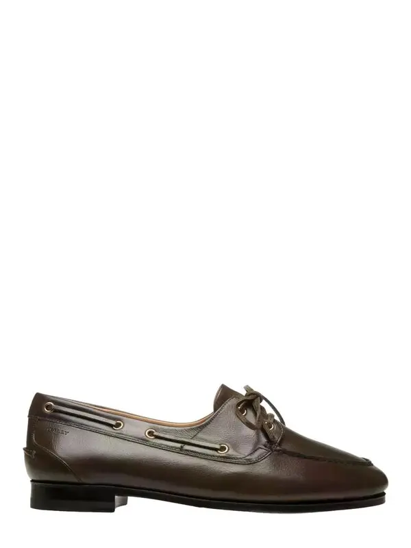 Bally Leather Derby Shoes - Brown