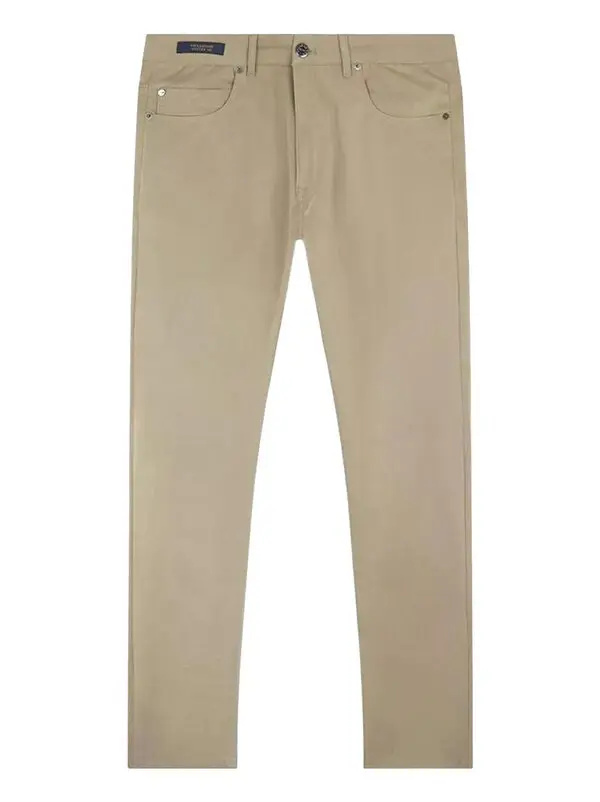 Paul & Shark Five-pocket Stretch Cotton Trousers - Neutrals