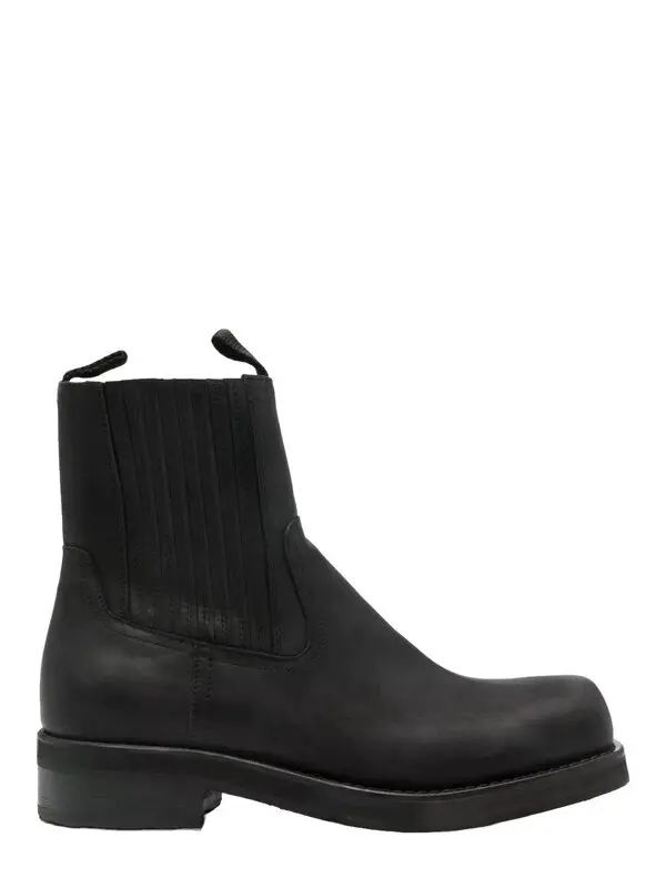PAURA 40mm Leather Chelsea Boots - Black