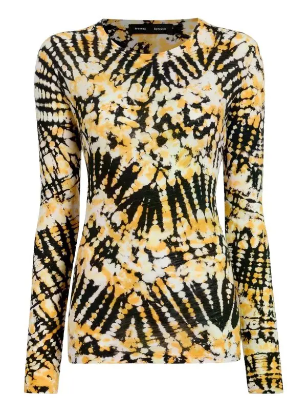 Proenza Schouler Mia Long-sleeve Top - Yellow