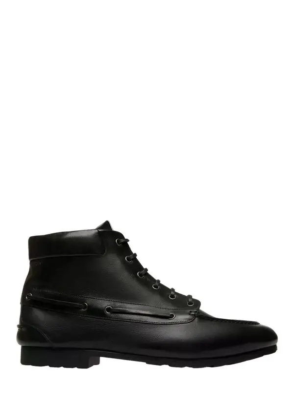 Bally Plume Lace-up Boots - Black