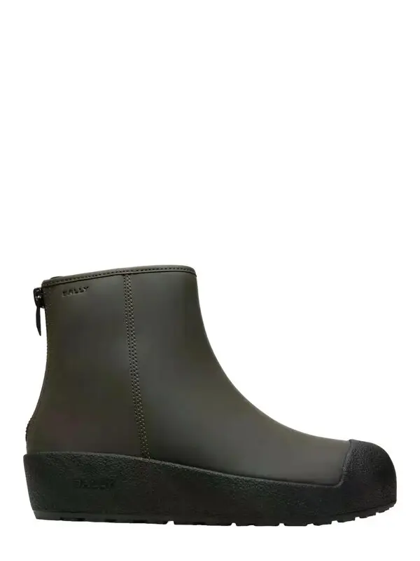 Bally Curling Side-zip Boots - Green