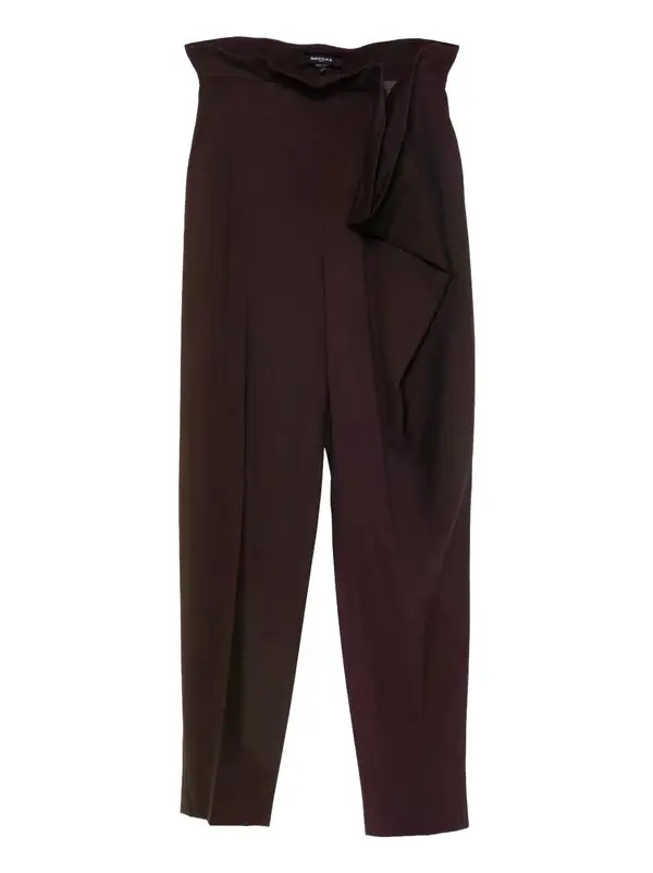 Rochas Draped Trousers - Brown