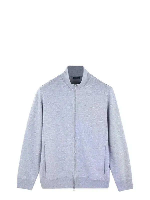 Paul & Shark Zip-up Fleece Sweatshirt - Grey