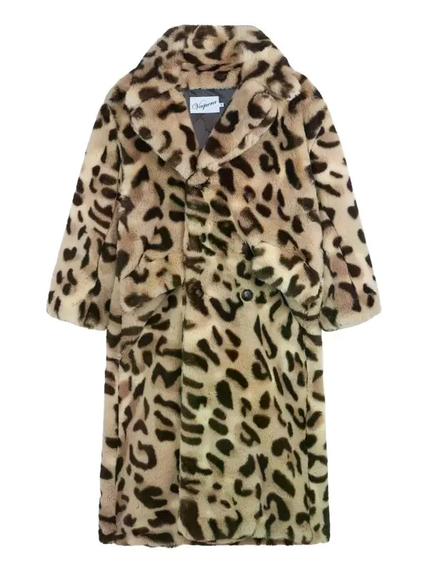 Vaquera Animal-print Coat - Neutrals