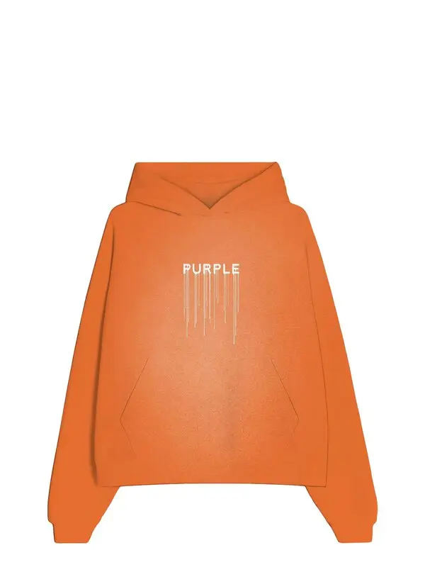 PURPLE BRAND Trademark Hoodie - Orange