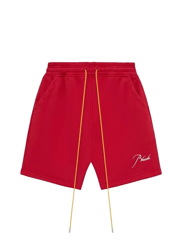 Rhude Sweatshort - Red