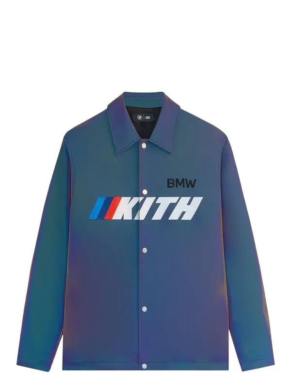Kith X Bmw Kieran Coaches Jacket - Purple