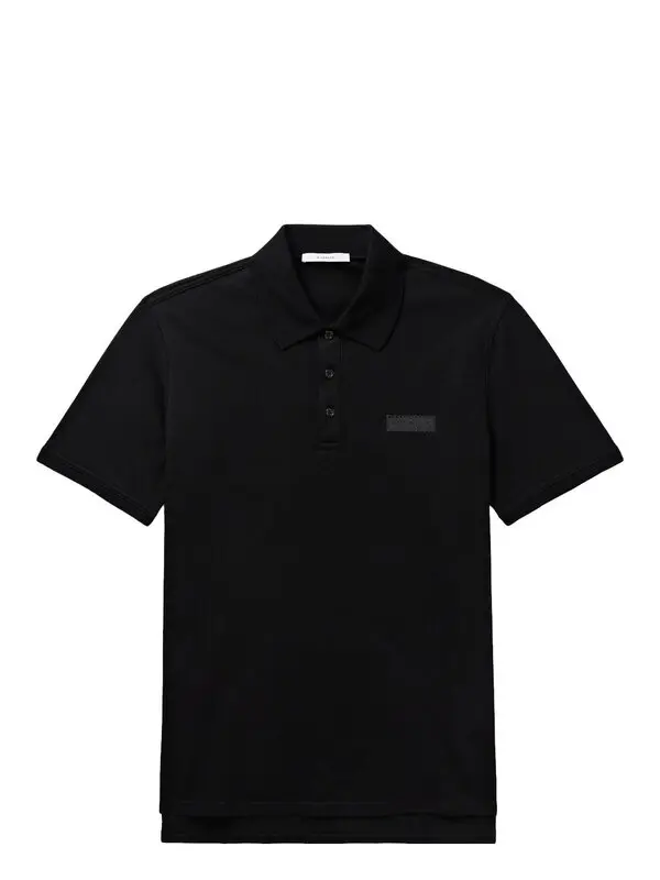 Givenchy Cotton-piqué Polo Shirt - Black