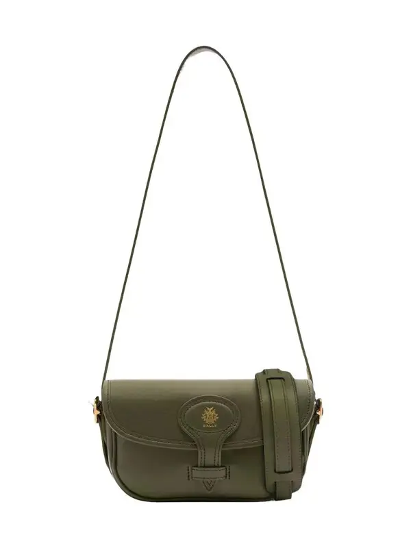 Bally Beckett Leather Crossbody Bag - Green