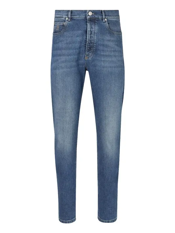 Brunello Cucinelli Iconic Slim-fit Jeans - Blue