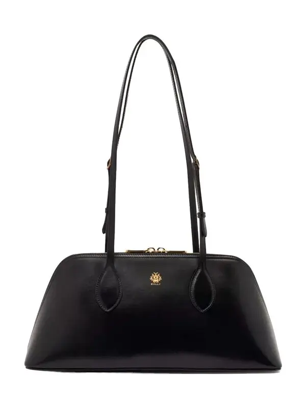 Bally Leather Shoulder Bag - Black