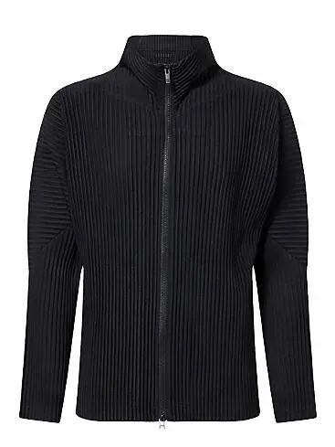 Issey Miyake Basics Zip Knit Shirt - Black