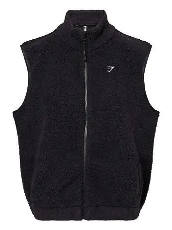 GYMSHARK Sherpa Gilet - Gs Black