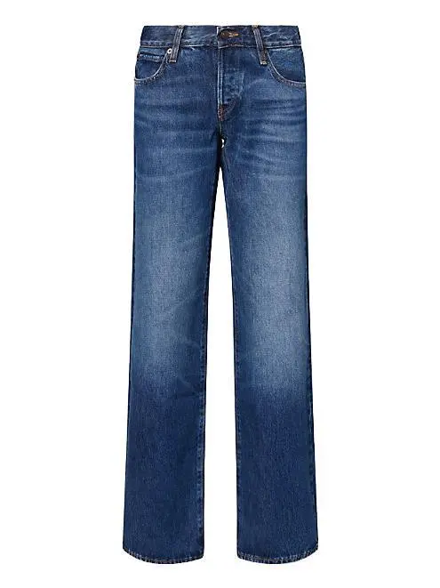 FRAME X Amelia Gray Wide-leg Denim Jeans - Tolerate