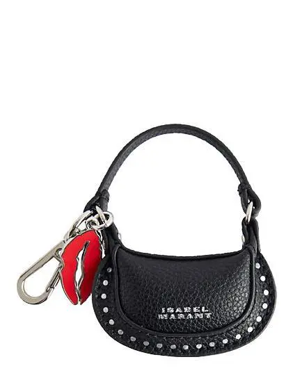 Isabel Marant Leather Keyring - Black