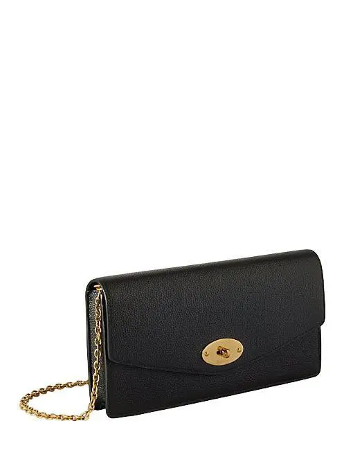 Mulberry Darley Leather Clutch - Black