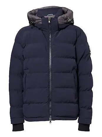 SANDBANKS Regular-fit Hooded Puffer Jacket - Navy