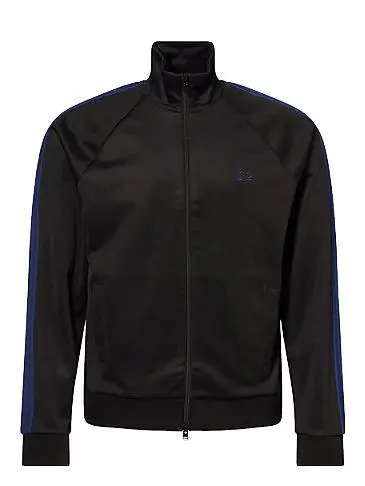 Fred Perry Taped High-neck Woven Track Jacket - Black