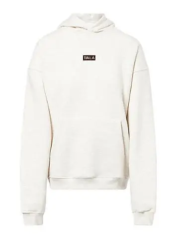 TALA Outdoors Graphic Oversized Hoody - Oat Marl