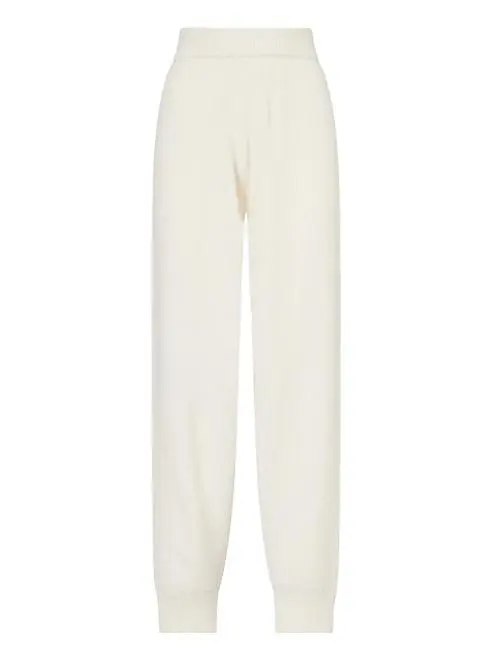 Calvin Klein Lounge Slim-leg Plush-terry Jogging Bottoms - Ivory