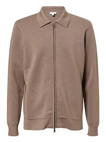 Sunspel Regular-fit Zip Wool Jacket - Sandstone24