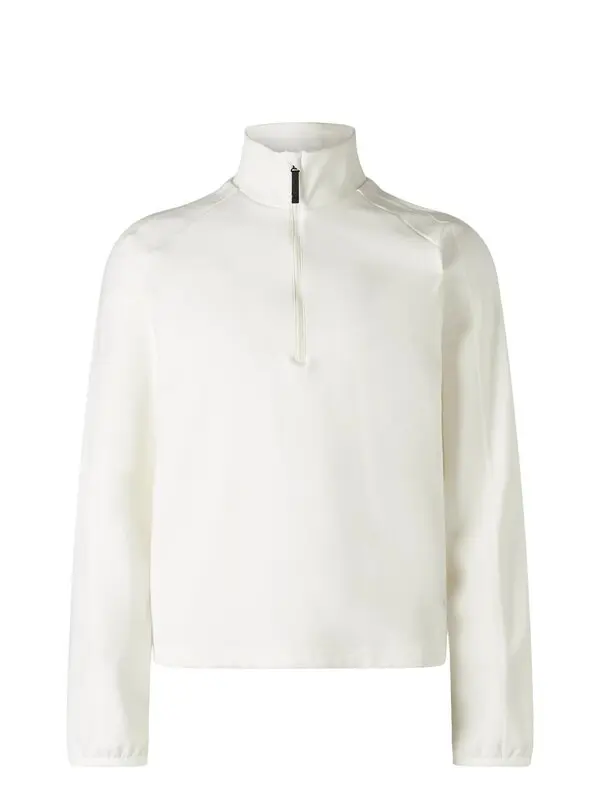 Aztech Mountain Ajax Slim-fit Stretch-jersey Zip-up Ski Base Layer - White