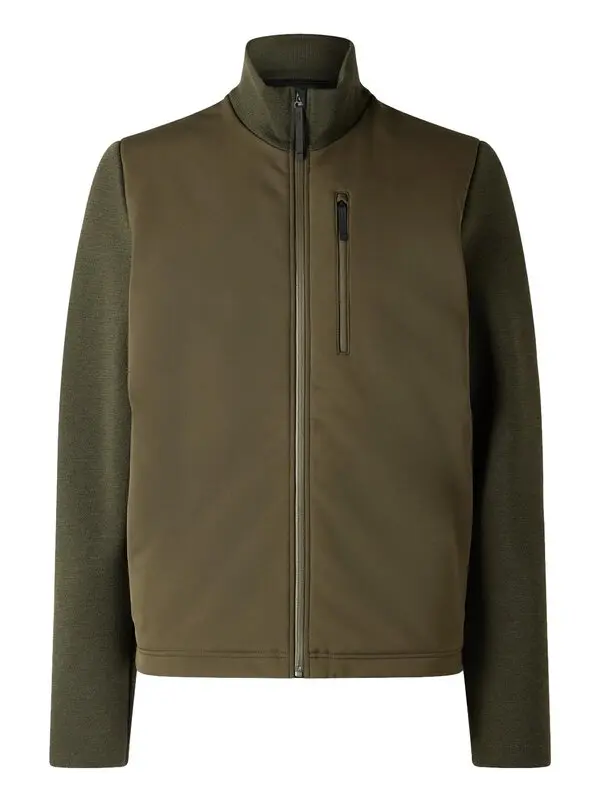 Aztech Mountain Evan Shell And Wool Down Jacket - Green