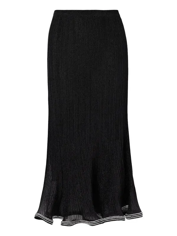 Simkhai Brighton Crystal-embellished Maxi Skirt - Black