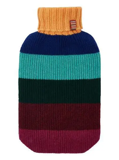 Paul Smith Multistripe Lambswool Hot Water Bottle Cover - Multicolour