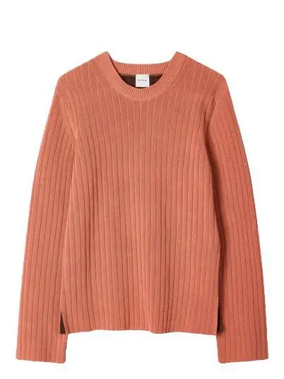 Paul Smith Contrast Back Ribbed Knit Sweater - Pink
