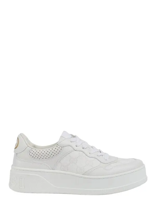 Gucci Chunky Leather Sneakers - White