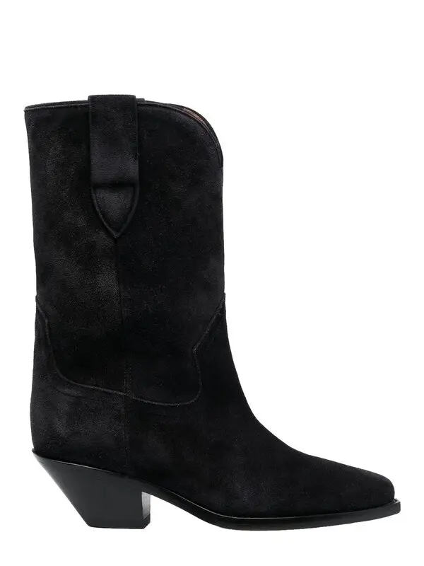 Isabel Marant Dahope Suede Boots - Black