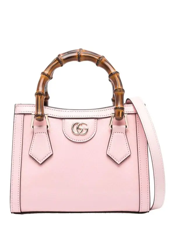 Gucci Diana Small Leather Tote Bag - Pink