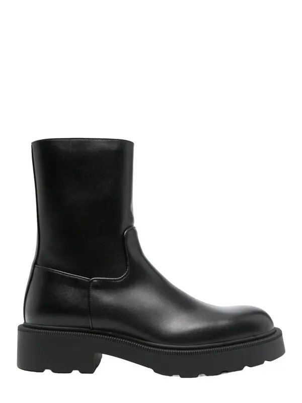 THE ROW Nobilis Leather Boots - Black