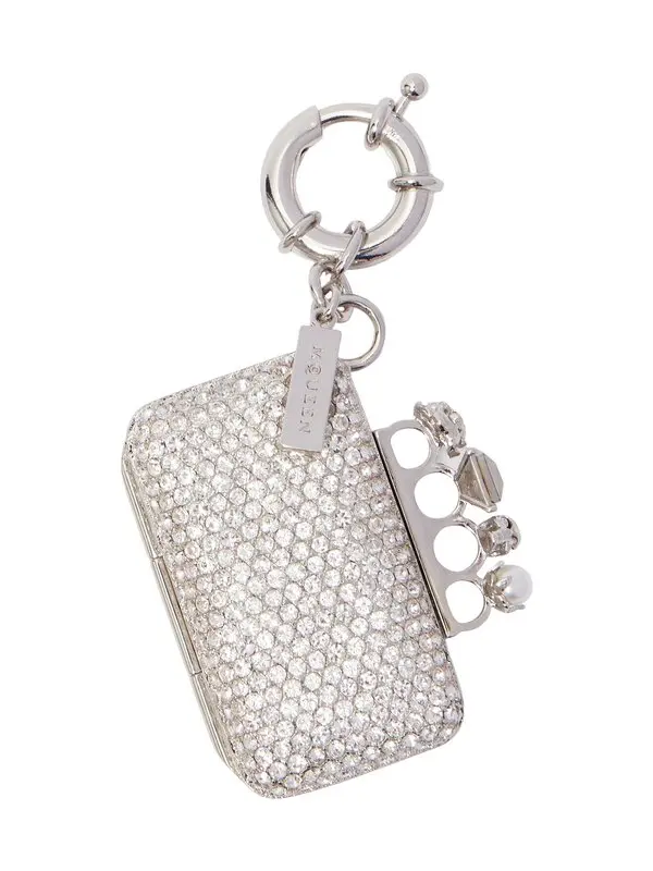 Alexander McQueen Knuckle-duster Bag Charm - Silver