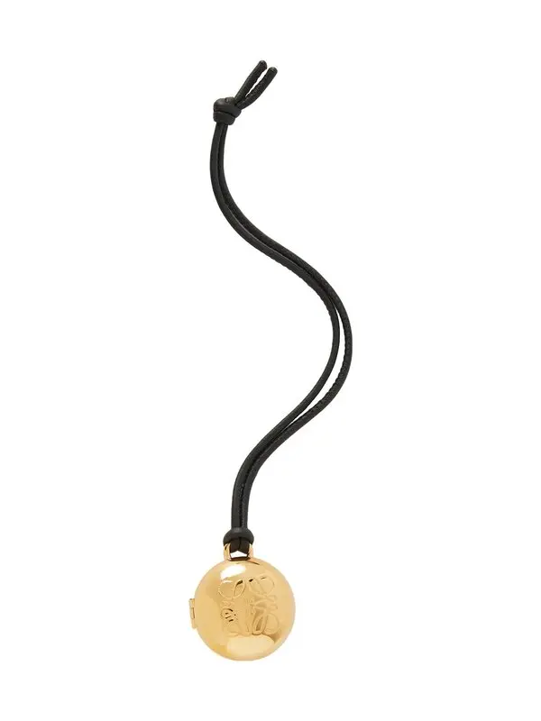 Loewe Anagram Pebble Bag Charm - Gold