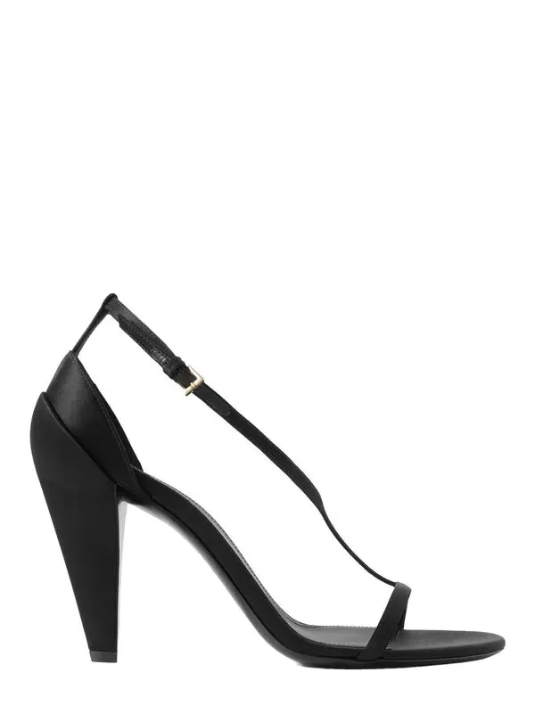 Givenchy Satin Sandals - Black