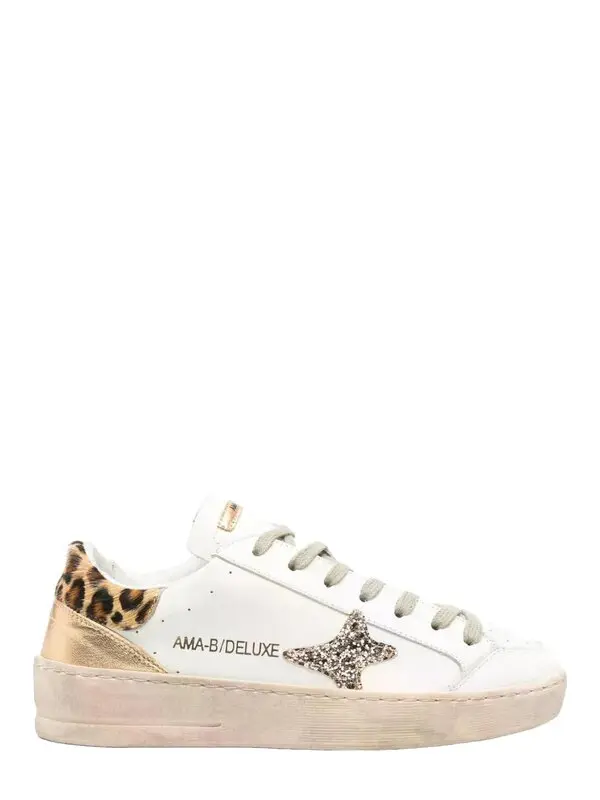 AMA-BRAND Leopard Print Sneakers - Neutrals