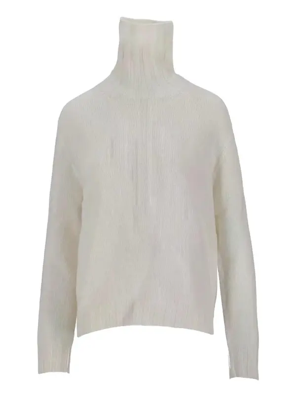 LA ROSE Roll-neck Sweater - Neutrals