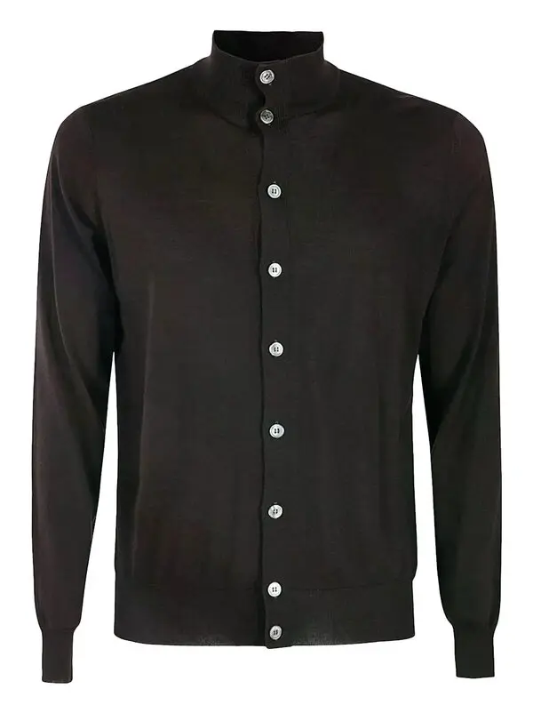 FILIPPO DE LAURENTIIS Buttoned Cardigan - Brown