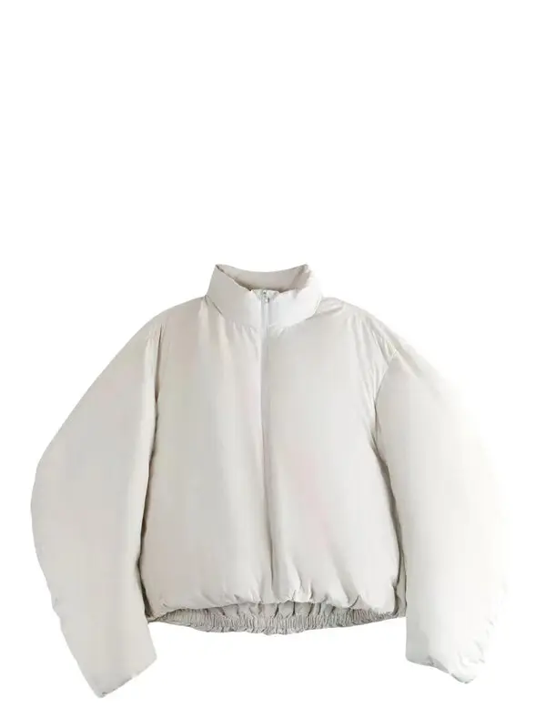 AMOMENTO Zip-up Jacket - White