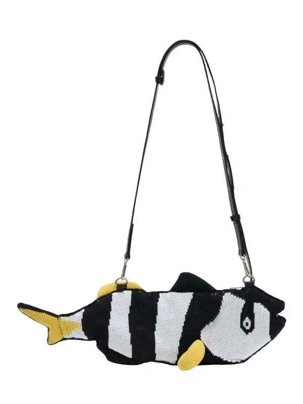 CHARLES JEFFREY Fish Shopper Bag - Black