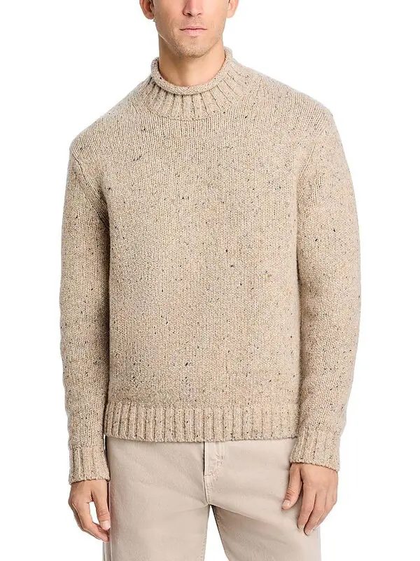 Madewell Donegal Rollneck Sweater - Oatcake